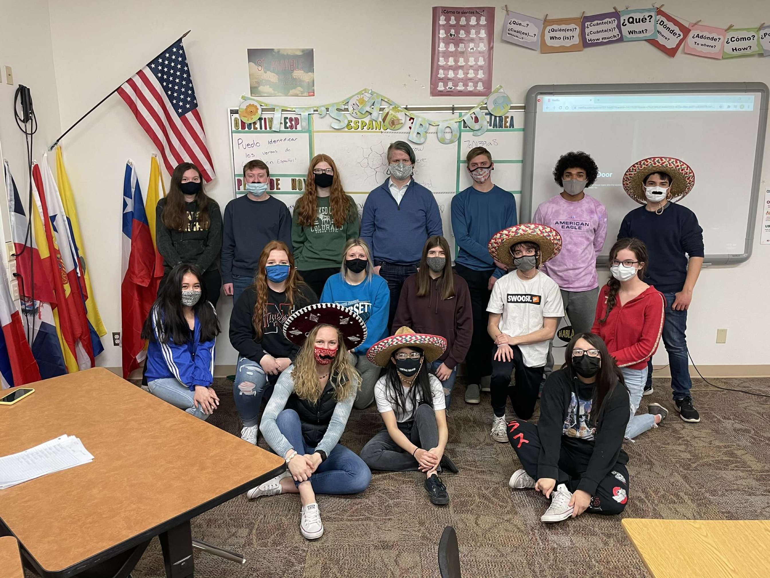 Spanish Students Move to Third Teacher of the Year – The Pine Needle